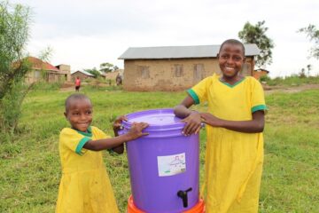 A fun charity team building activity: The water filter challenge